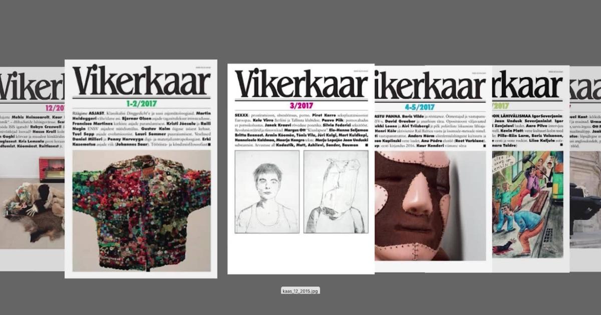 Ilmuma hakkab kirjandus- ja kultuuriajakiri Vikerkaar | Eesti Raamat 500